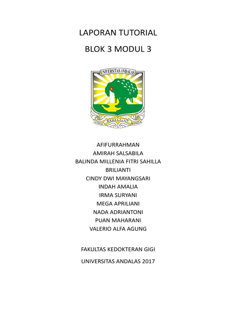Laporan Tutorial Blok 3 Modul 2 | PDF
