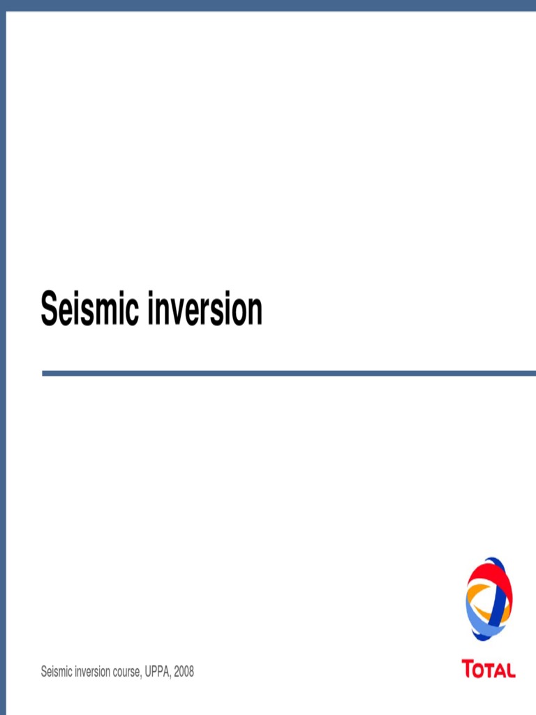 Seismic Inversion4 | PDF | Applied Mathematics | Statistics