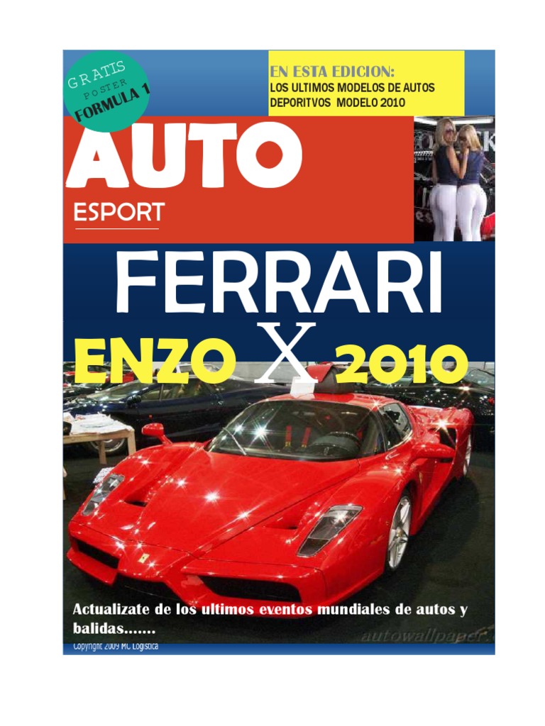 Revista Autos 2010 | PDF | Carros deportivos | Vehículo de motor