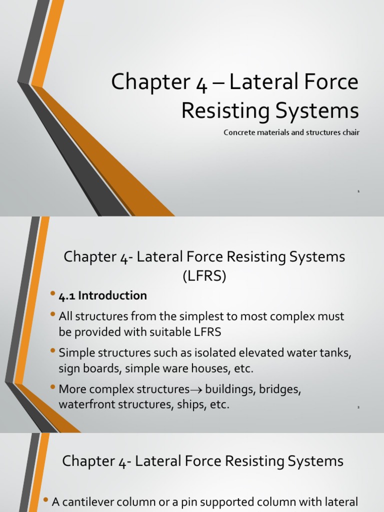 Lateral Force Resisting Systems | PDF | Building | Mechanics