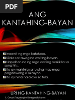 Awiting Bayan NG Pilipinas | PDF