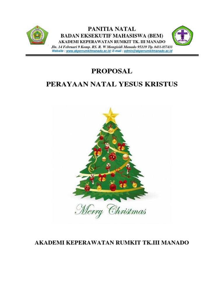 BEM Akper Manado Natal Proposal | PDF