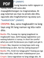 Monologo Ni Sisa | PDF