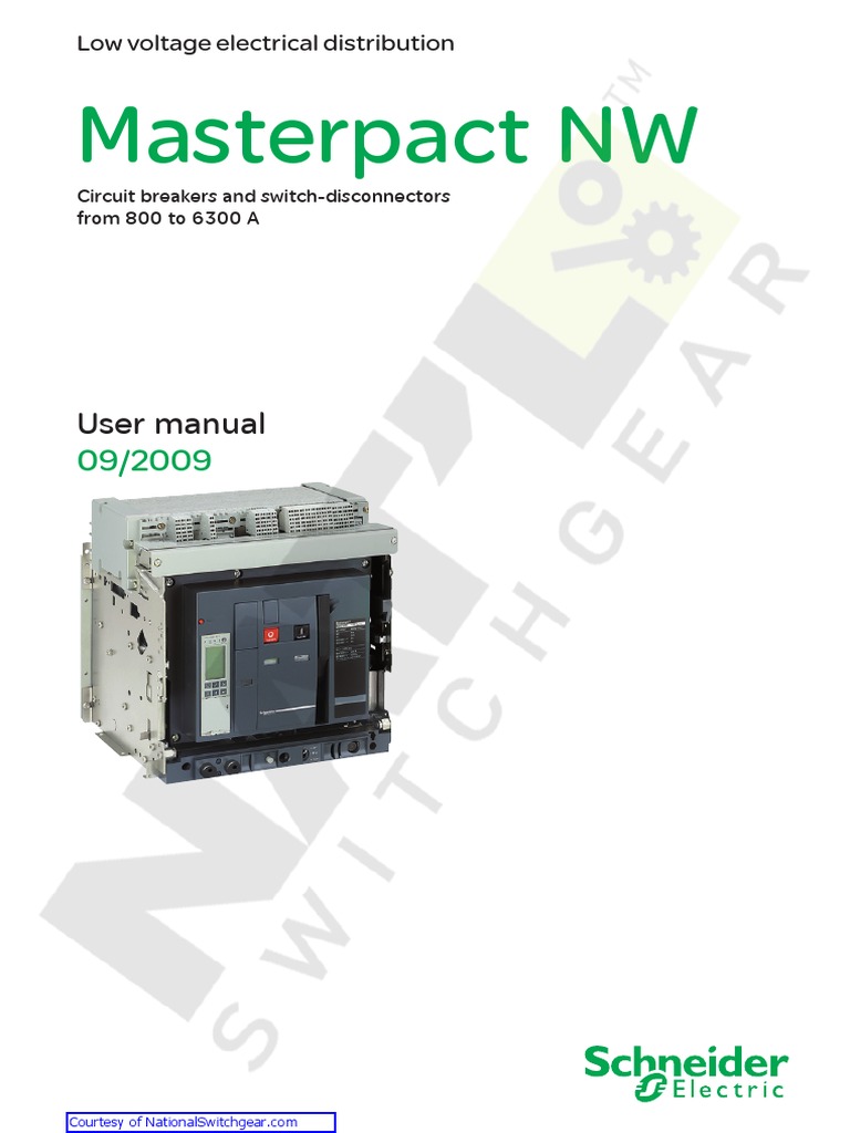 Masterpact NW | PDF | Electronic Circuits | Equipment