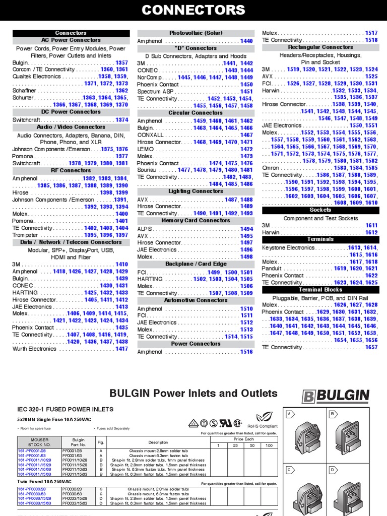Intersection PDF | PDF | Electrical Connector | Ac Power Plugs And Sockets