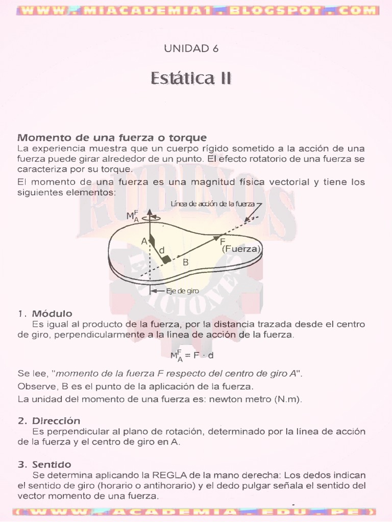 Estatica Ii - Nivel San Marcos PDF | PDF