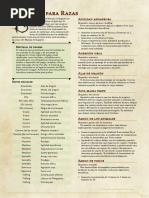 D&D 5e - Hoja de Personaje Editable | PDF | Juegos de rol