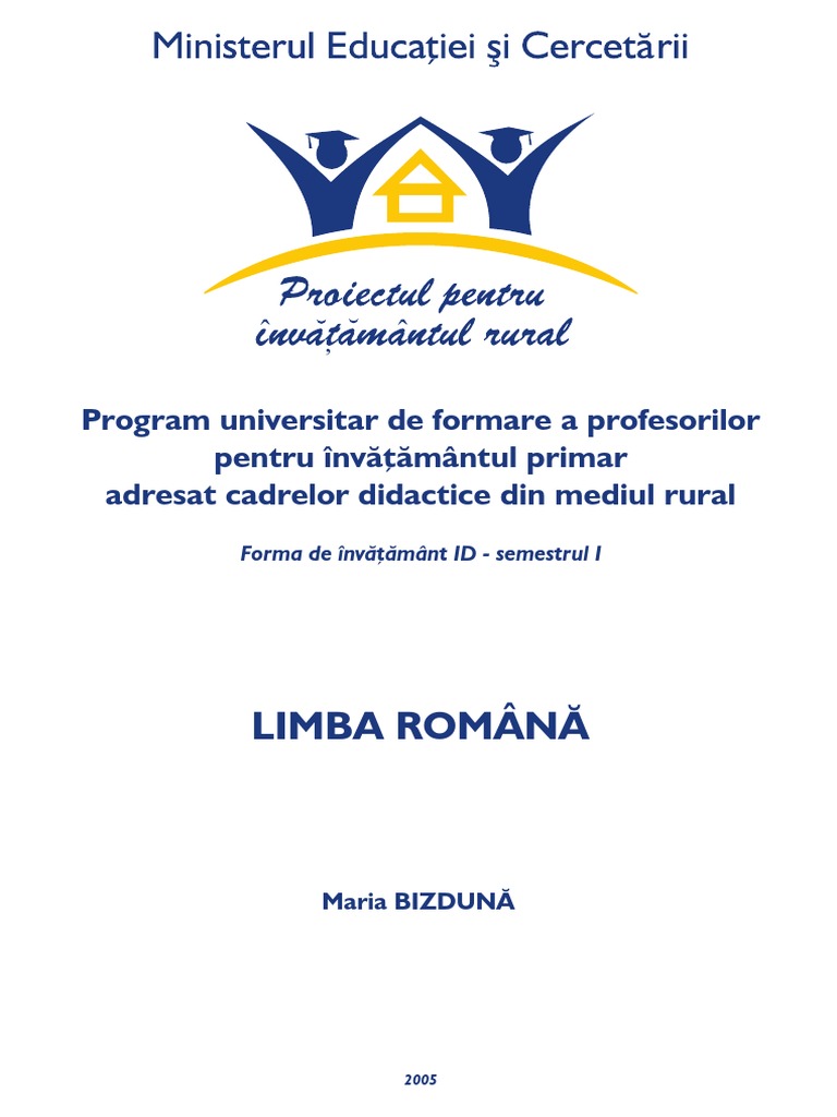 Gramatica Limba Romana PDF | PDF