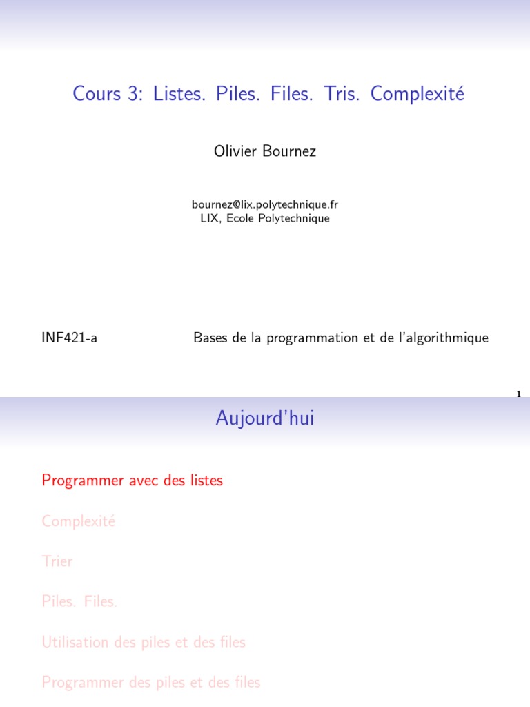 Pile File | PDF | Complexité temporelle | Java (Langage de programmation)
