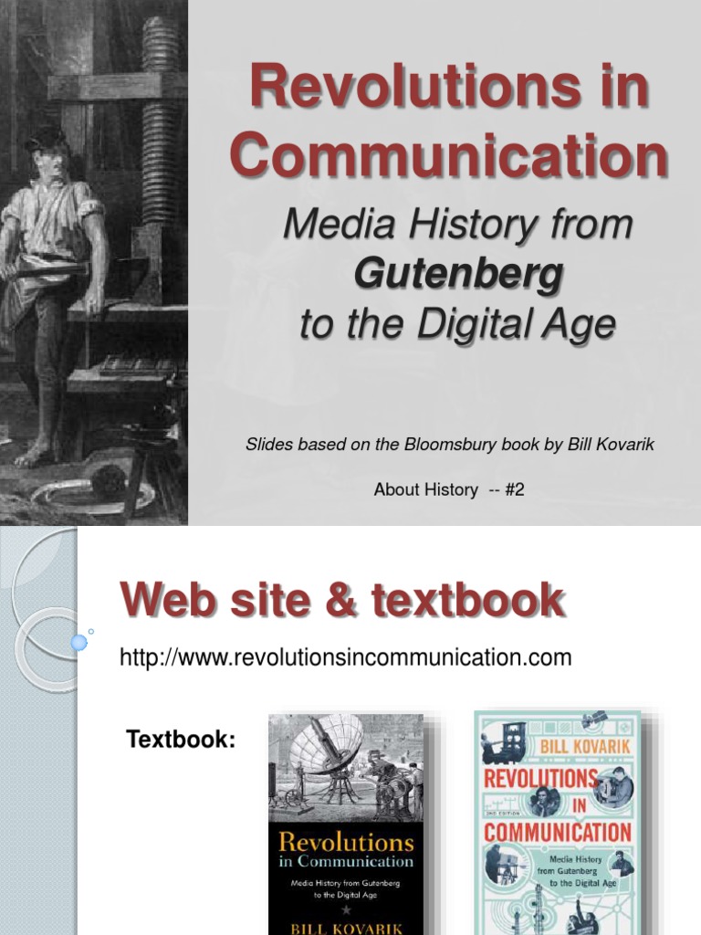 Revolutions in Communication: Media History From To The Digital Age ...