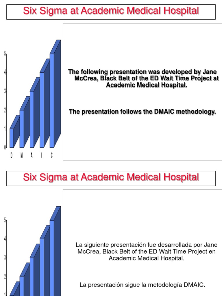 AMH Six Sigma Wait Time Project | PDF | Six Sigma | Methodology