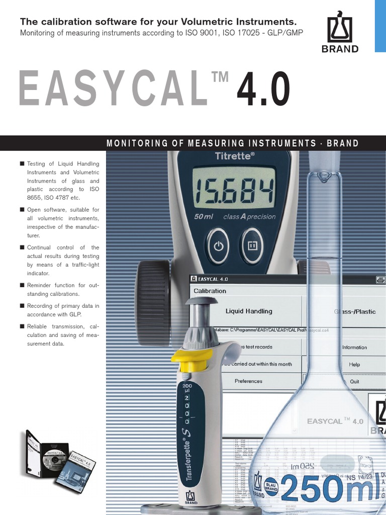Easycal 4.0 en | Download Free PDF | Calibration | Computer Engineering
