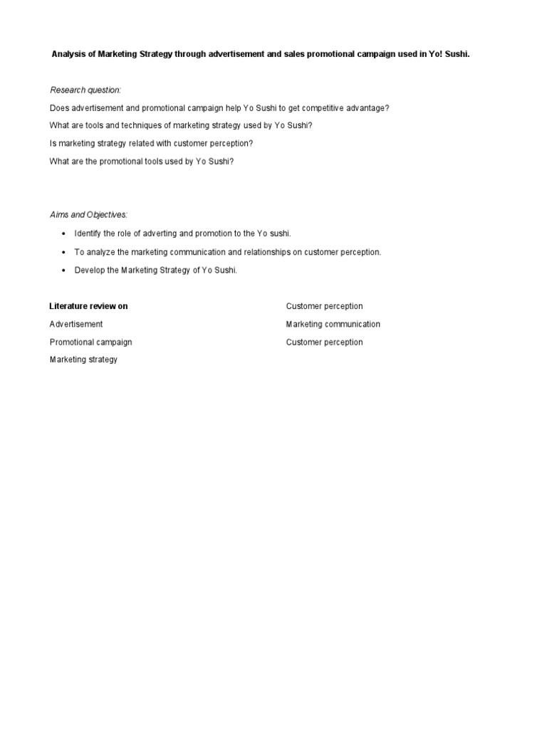 Analysis of Advertisement and Promotional | PDF | Advertising | Marketing