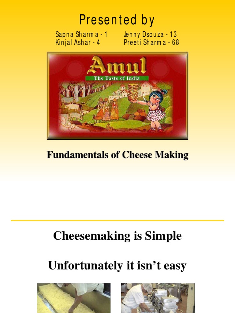 Amul Production | PDF | Cheesemaking | Cheese