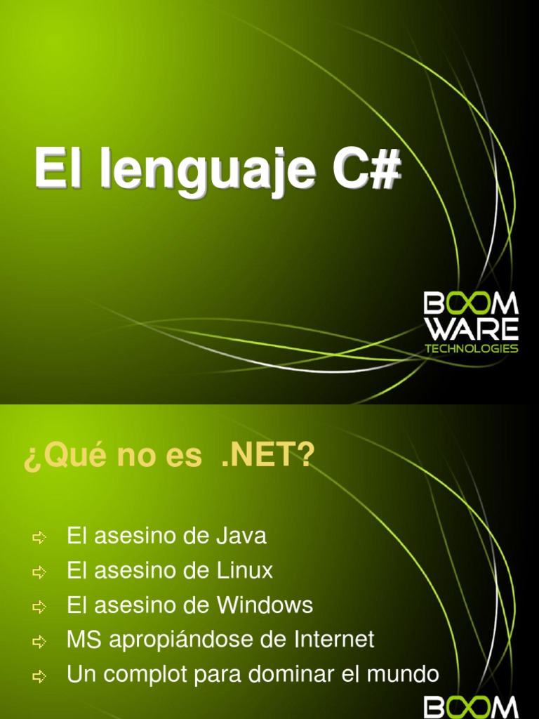 Lenguaje C# | PDF | Herencia (Programación Orientada a Objetos) | C ...