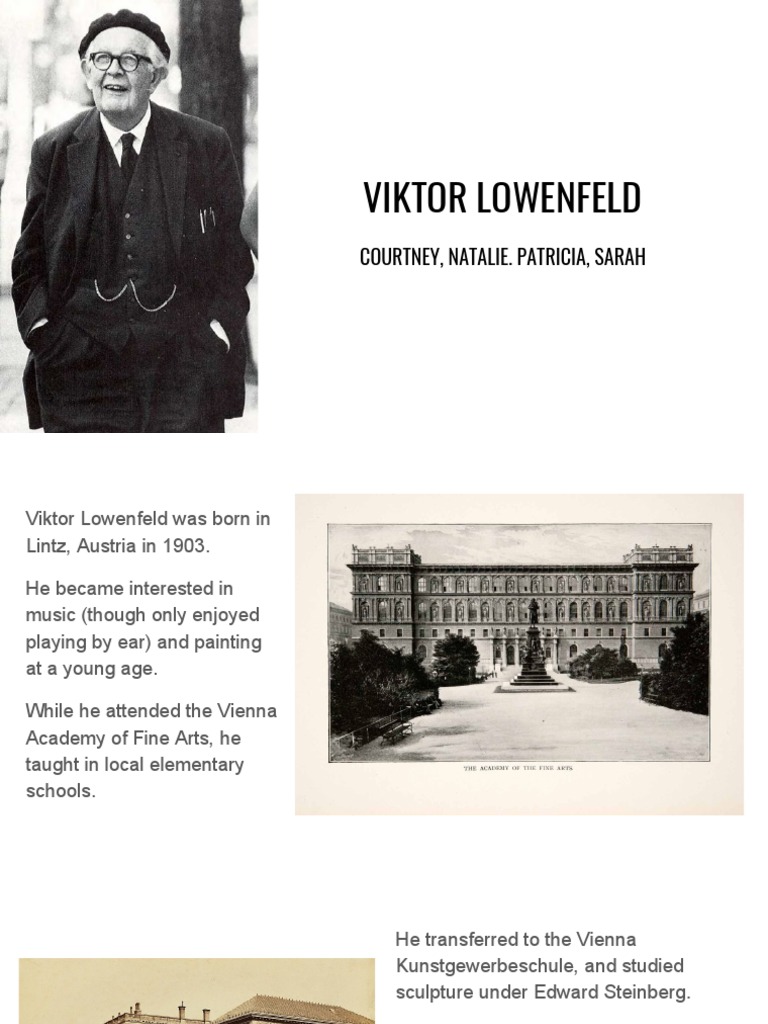 Victor Lowenfeld Presentation | PDF | Psychology | Behavioural Sciences