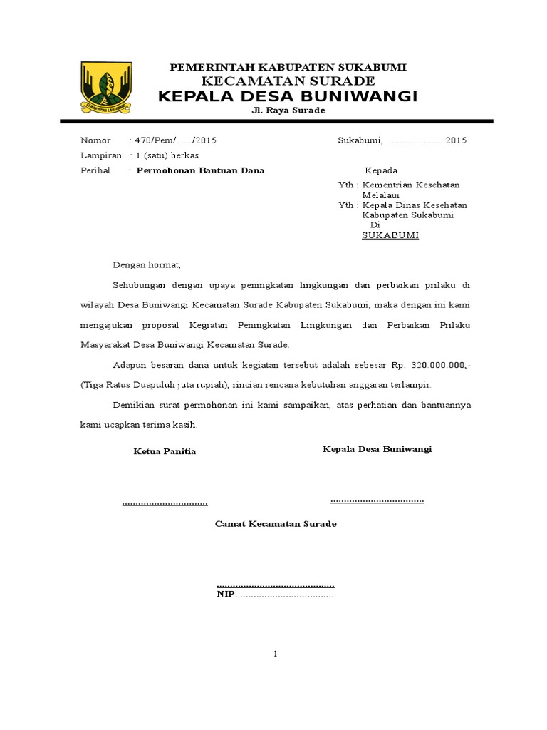 Contoh Proposal Desa | PDF