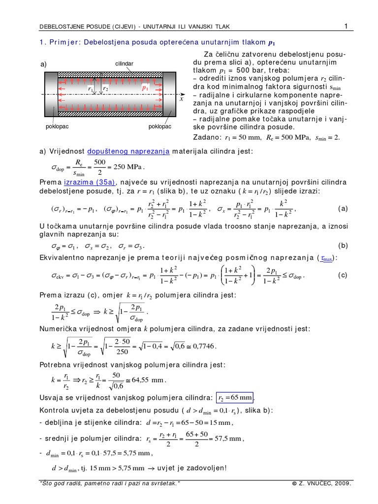 čvrstoa_Primjer_1 | PDF