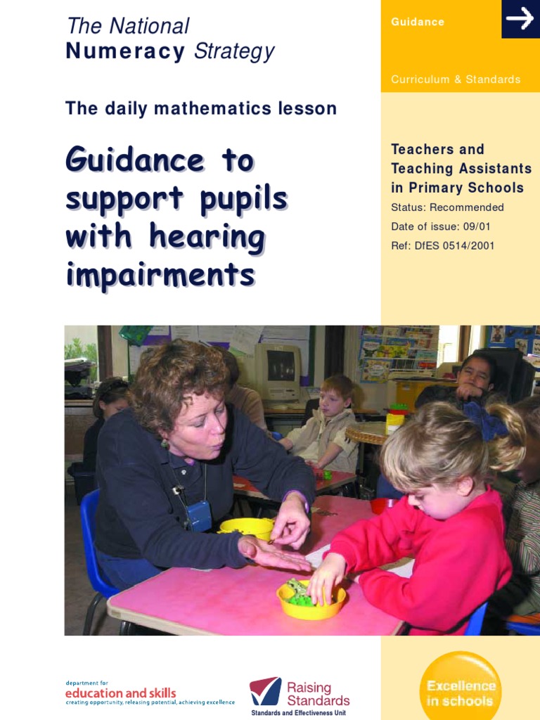 Guidance To Support Pupils With Hearing Impairments | PDF | Hearing ...