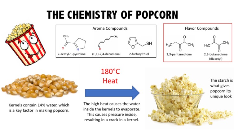 The Chemistry of Popcorn: 180°C Heat | PDF