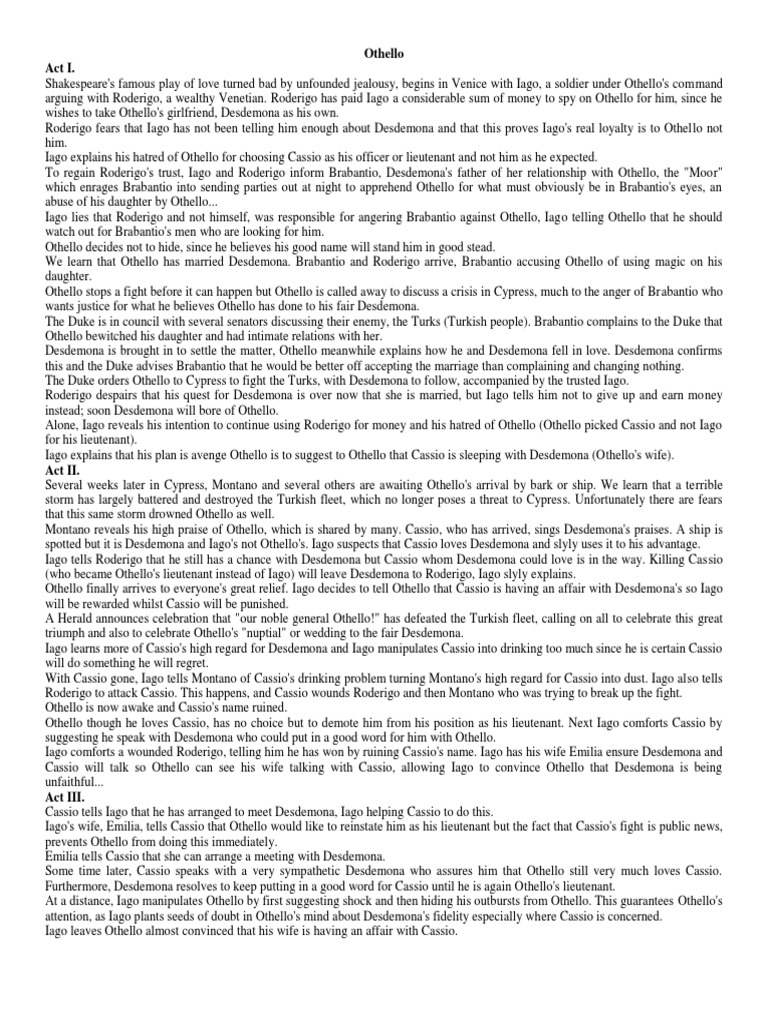 Othello | PDF | Othello | Iago