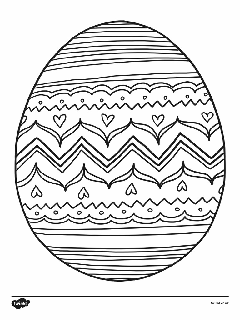Easter Egg Mindfulness Colouring Sheets | PDF