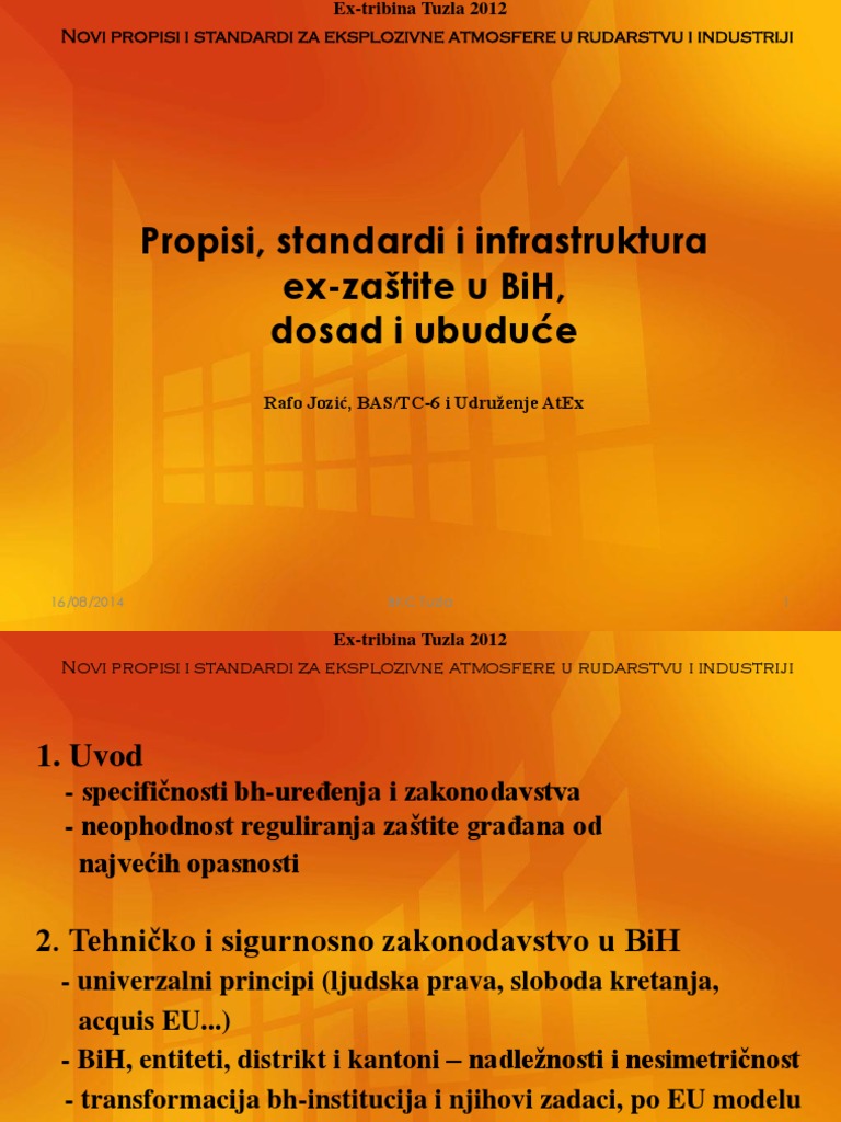 203 - Rafo Jozic - Propisi, Standardi I Infrastruktura Ex Za | PDF