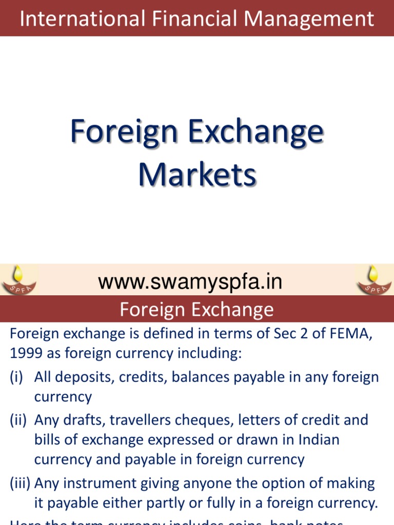 Foreign Exchange Markets | PDF | Foreign Exchange Market | Arbitrage