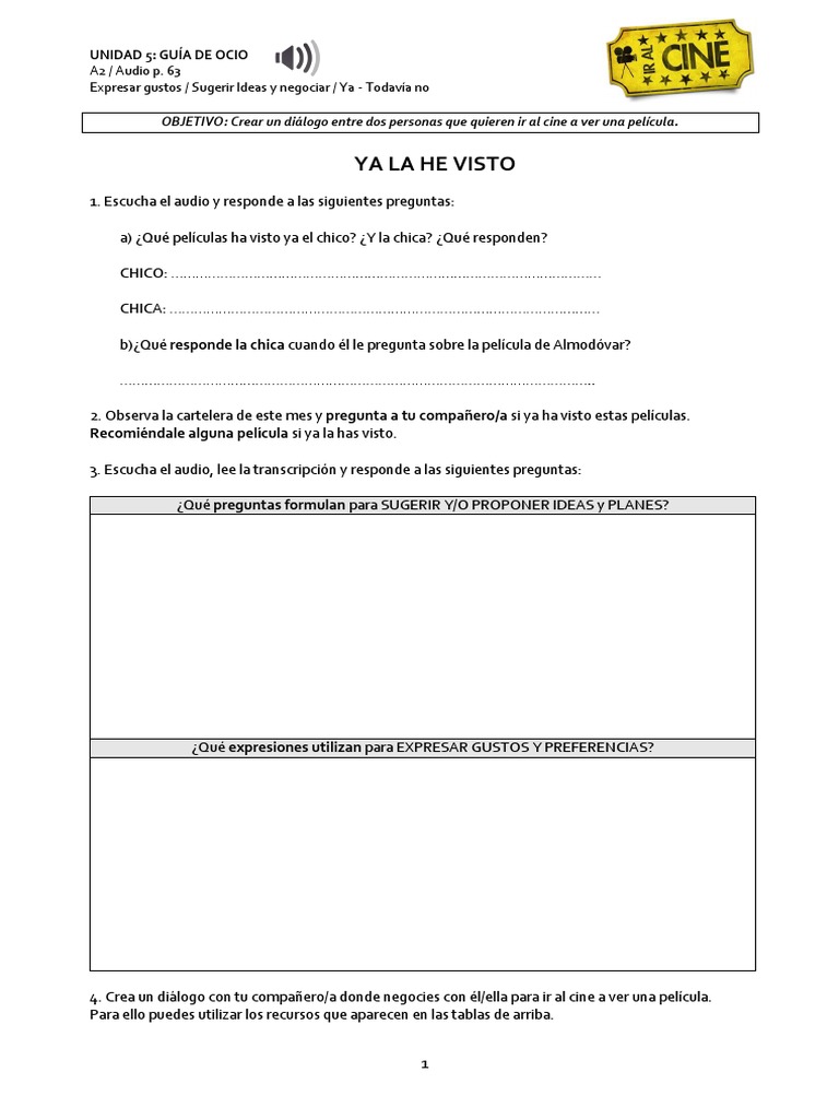 Expresar Gustos y Preferencias | PDF