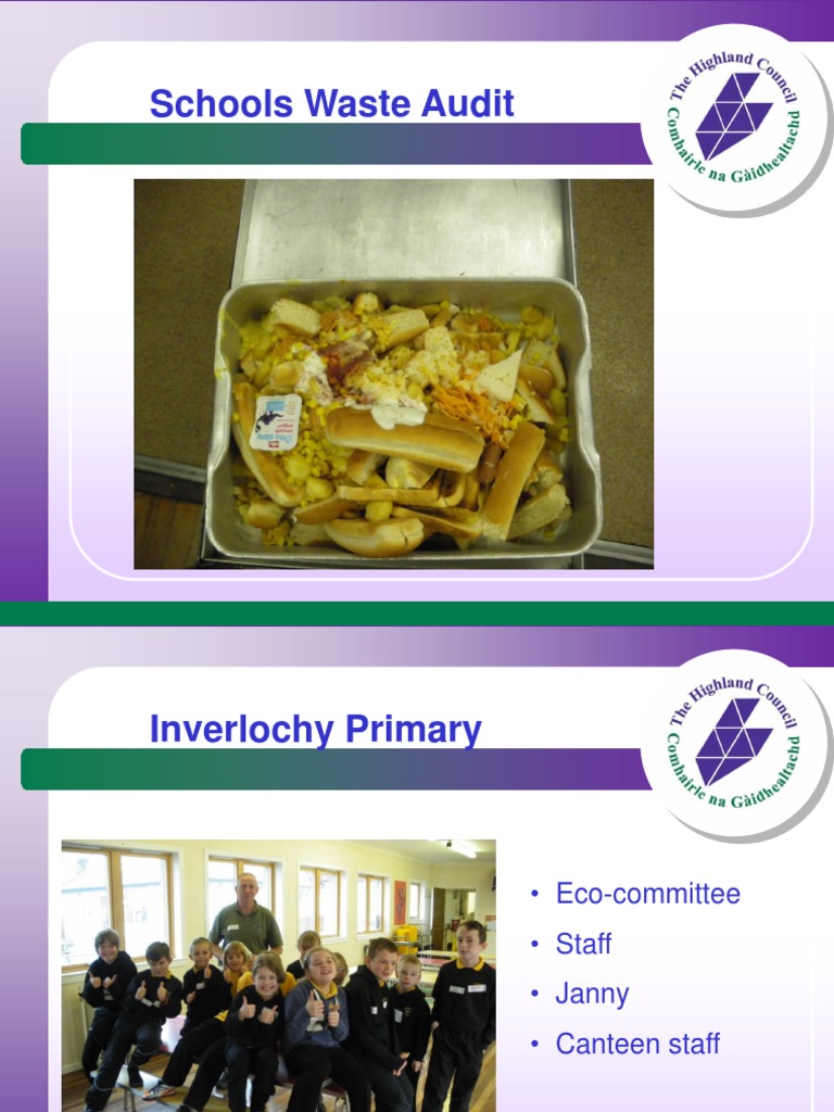 Inverlochy Primary Waste Audit Guide | PDF