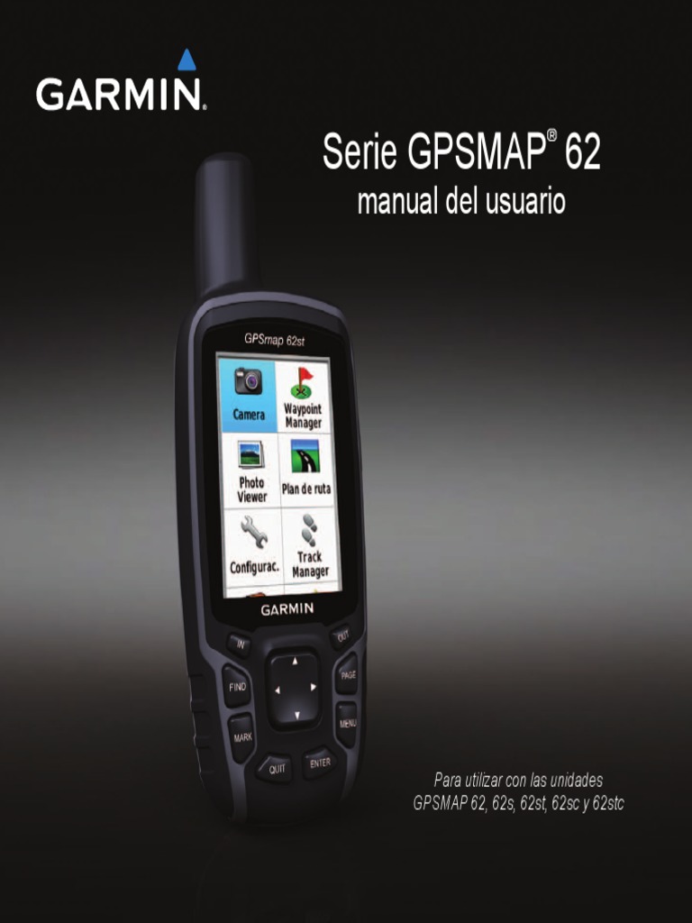 Manual Garmin 62sc PDF | PDF | Brújula | Sistema de Posicionamiento Global