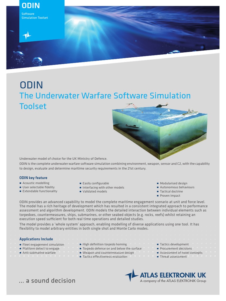 Uk Odin | PDF | Sonar | Torpedo