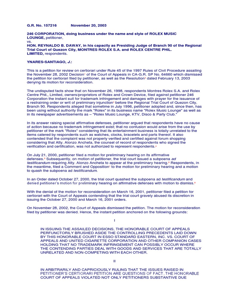 Testificandum Requiring Atty. Alonzo Ancheta To Appear at The ...