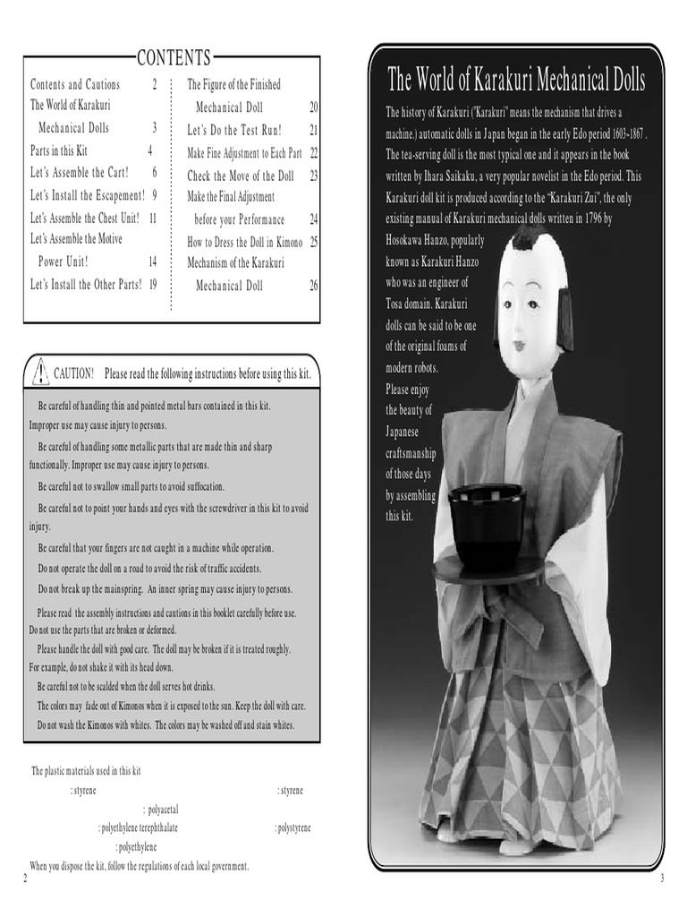 Karakuri PDF | PDF | Wheel | Screw