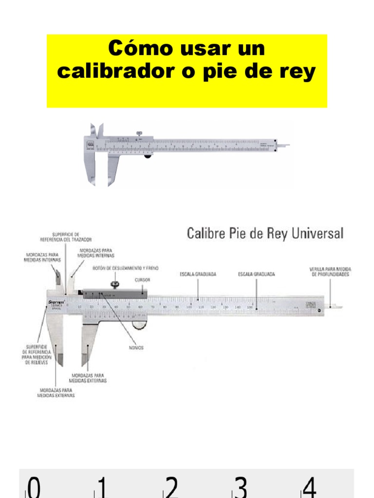 Cómo Usar Un Calibrador o Pie de Rey | Ingeniería | Ciencia