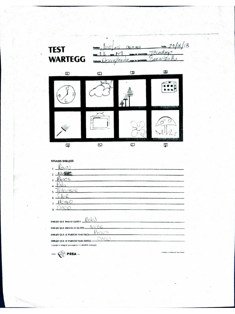 Test Wartegg | PDF
