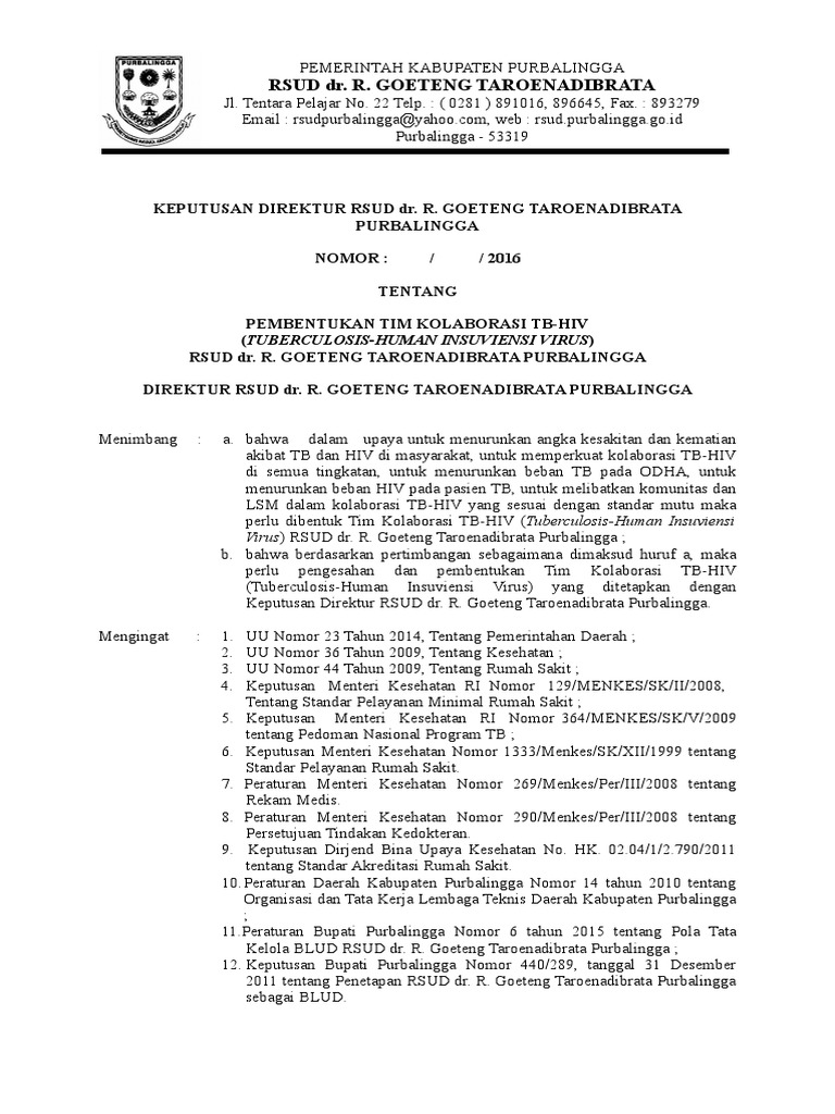 SK Kolaborasi TB Hiv | PDF