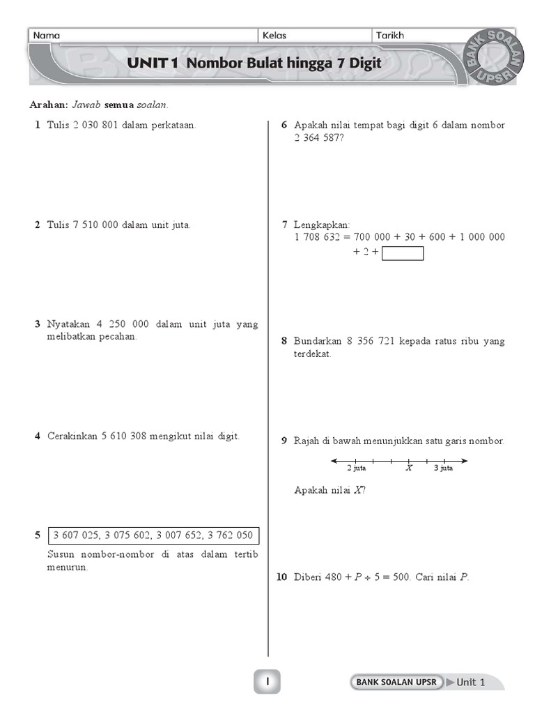MATH T6 Kit A | PDF