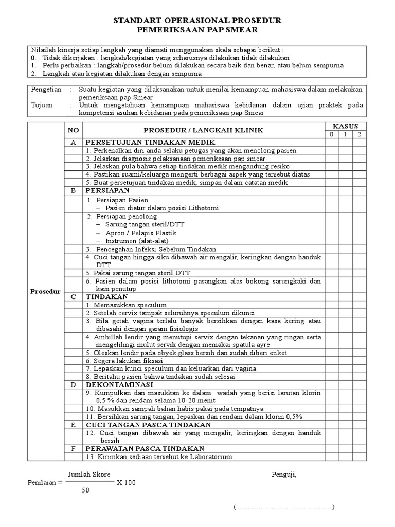 Pemeriksaan Pap Smear | PDF