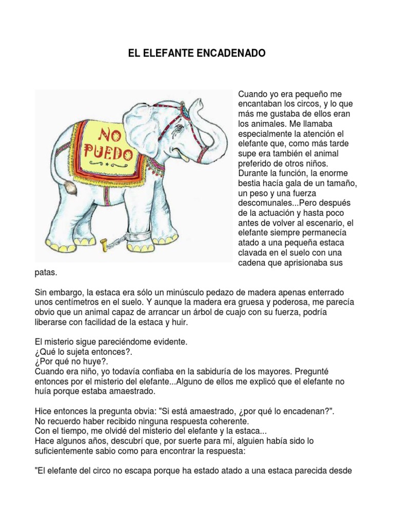 El Elefante Encadenado | PDF | Ocio