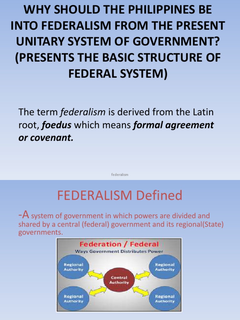 Federalism | PDF | Federalism | Forms Of Government