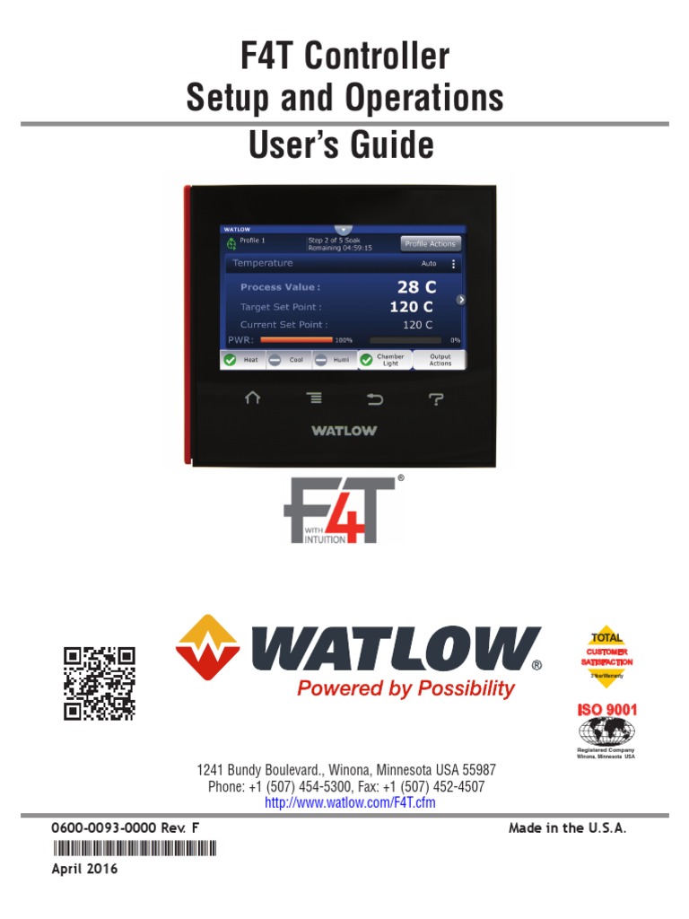 F4T Setup Operation Rev F PDF | PDF | Menu (Computing) | Input/Output