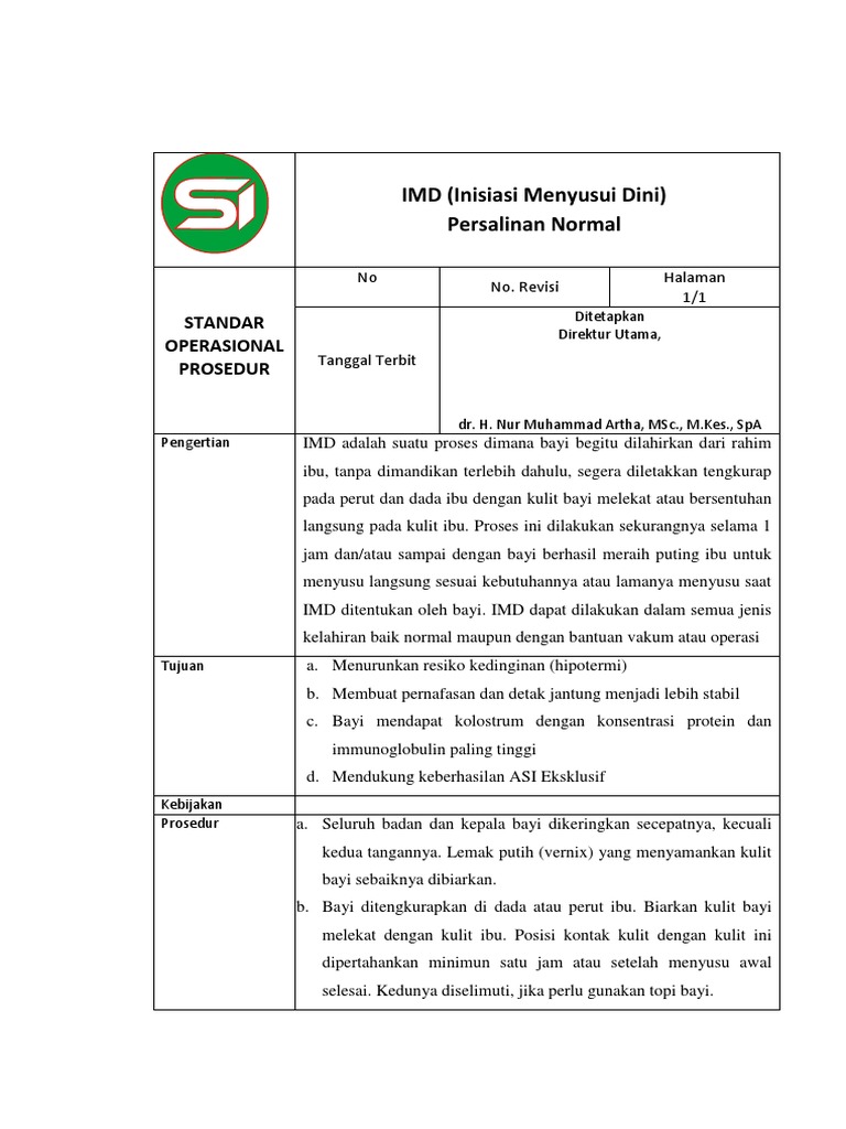 Spo IMD Spontan | PDF