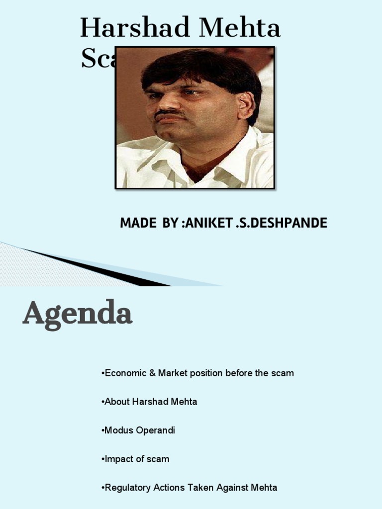 Harshad Mehta PDF | Download Free PDF | Market (Economics) | Financial ...