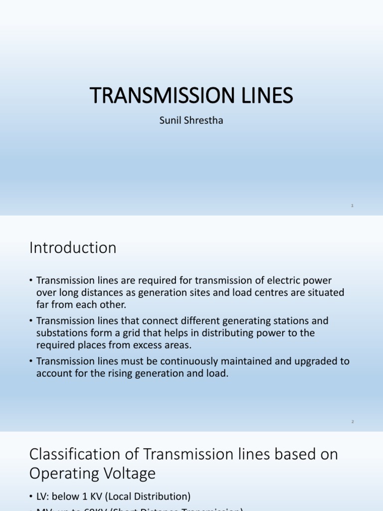 Presentation On Transmission Lines | PDF | Insulator (Electricity ...