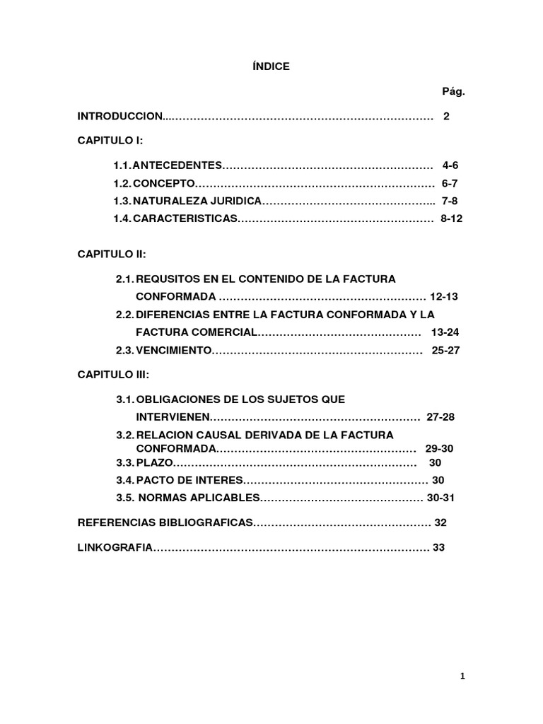 Factura Conformada: Concepto y Requisitos | PDF | Pagos | Instrumento ...