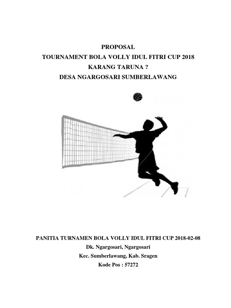 Proposal Bola Volly | PDF