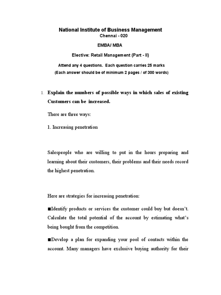 Exm - 21796 - RM II | PDF | Utility | Strategic Management