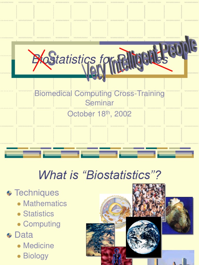 Biostatistic for Dummies | Biostatistics | Time Series