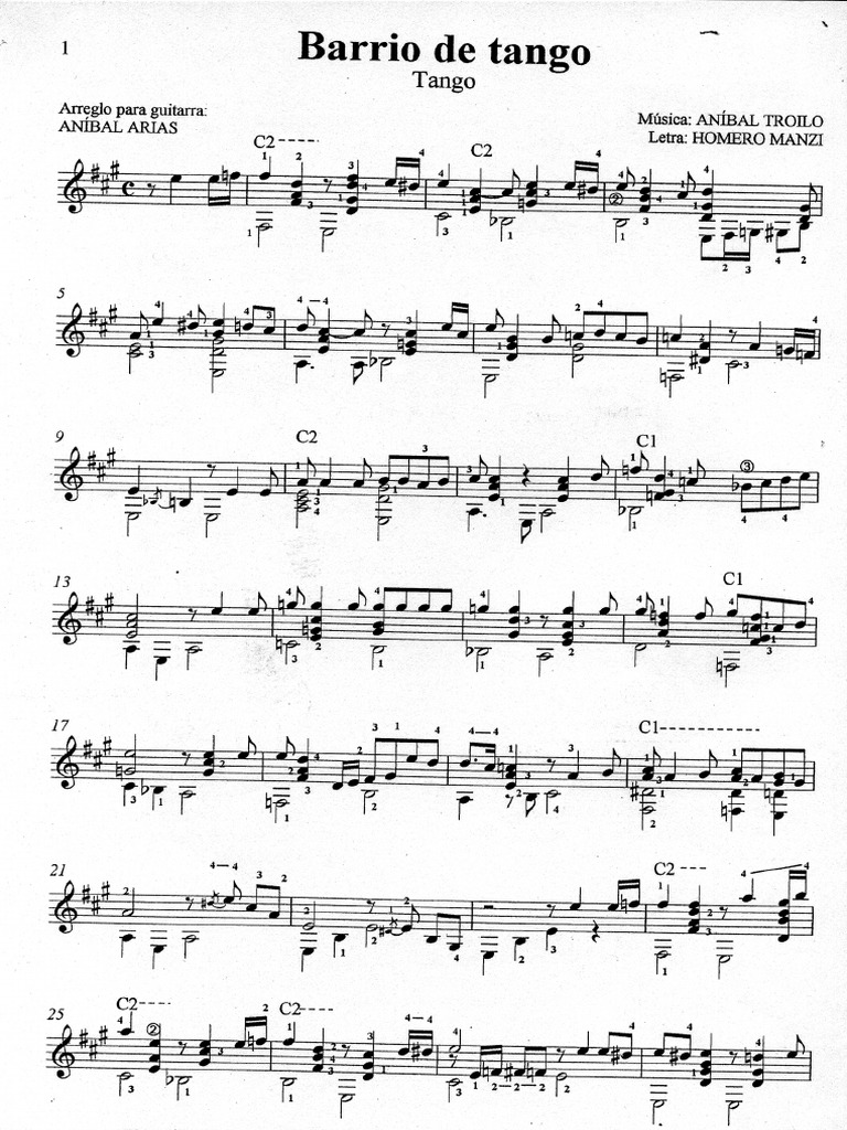 Barrio de Tango | PDF